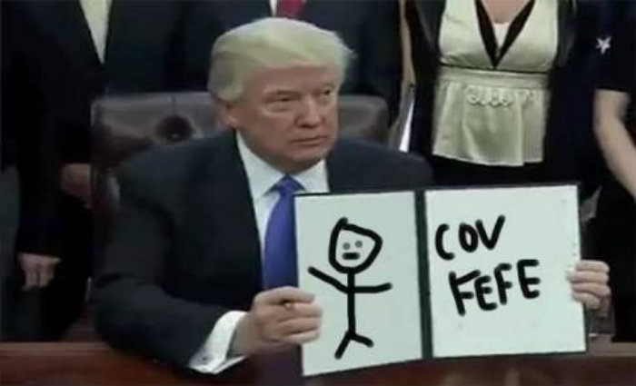 Donald Trump escreve 'covfefe' em publicação no Twitter e vira meme ...