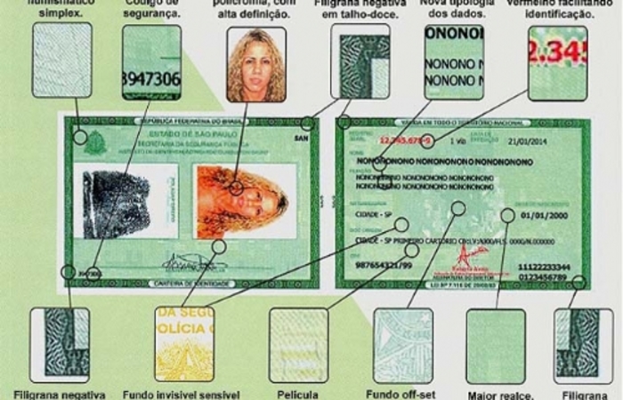 Estado de São Paulo passará a emitir novo modelo de RG a partir do dia 20 | Brasil: Diario de ...