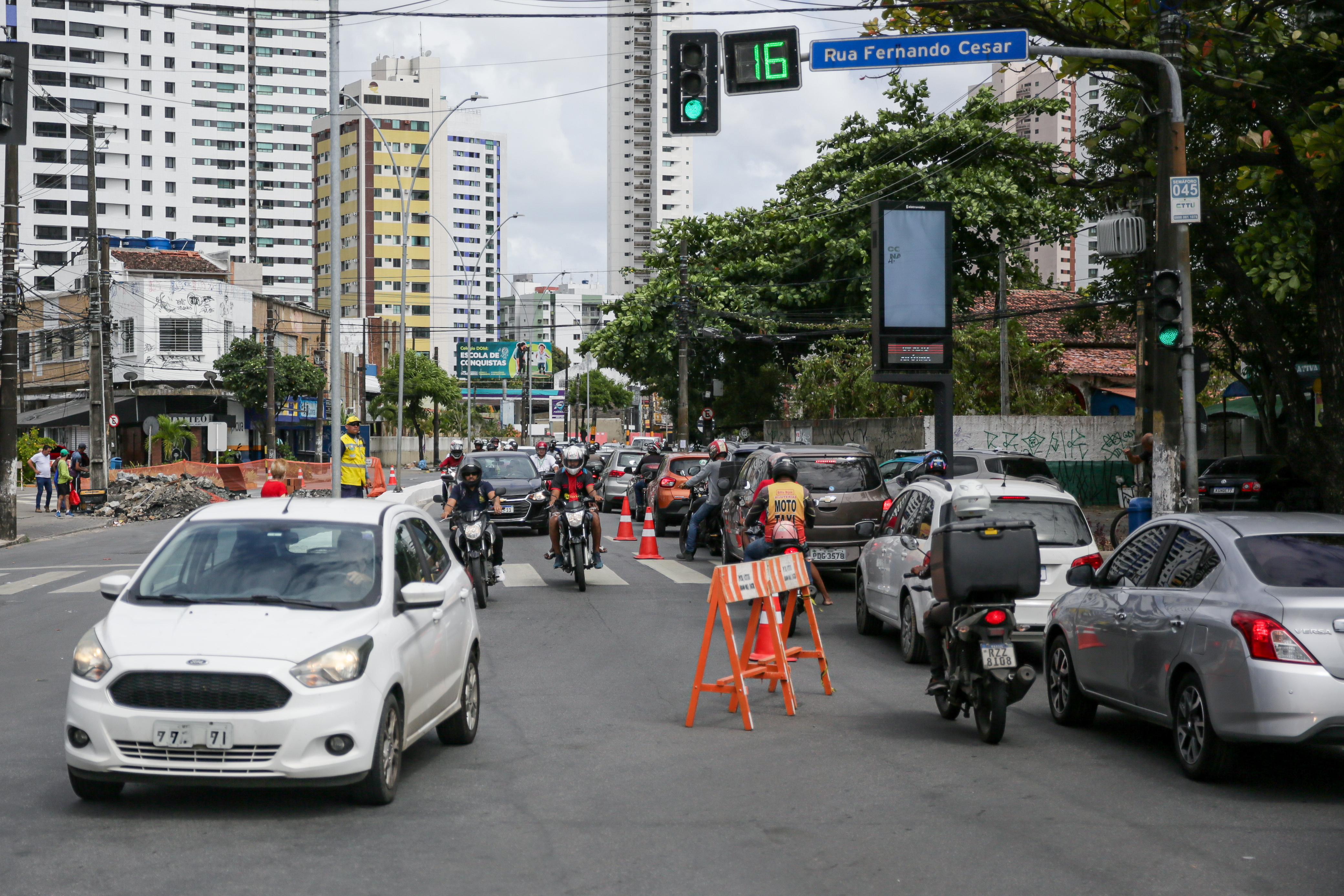 Obra provoca engarrafamento e mudanças de trânsito na Zona Norte do ...