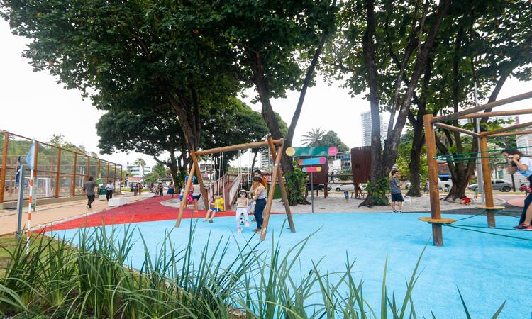 Parque Jardim do Poço é inaugurado em Casa Forte com quadras esportivas ...