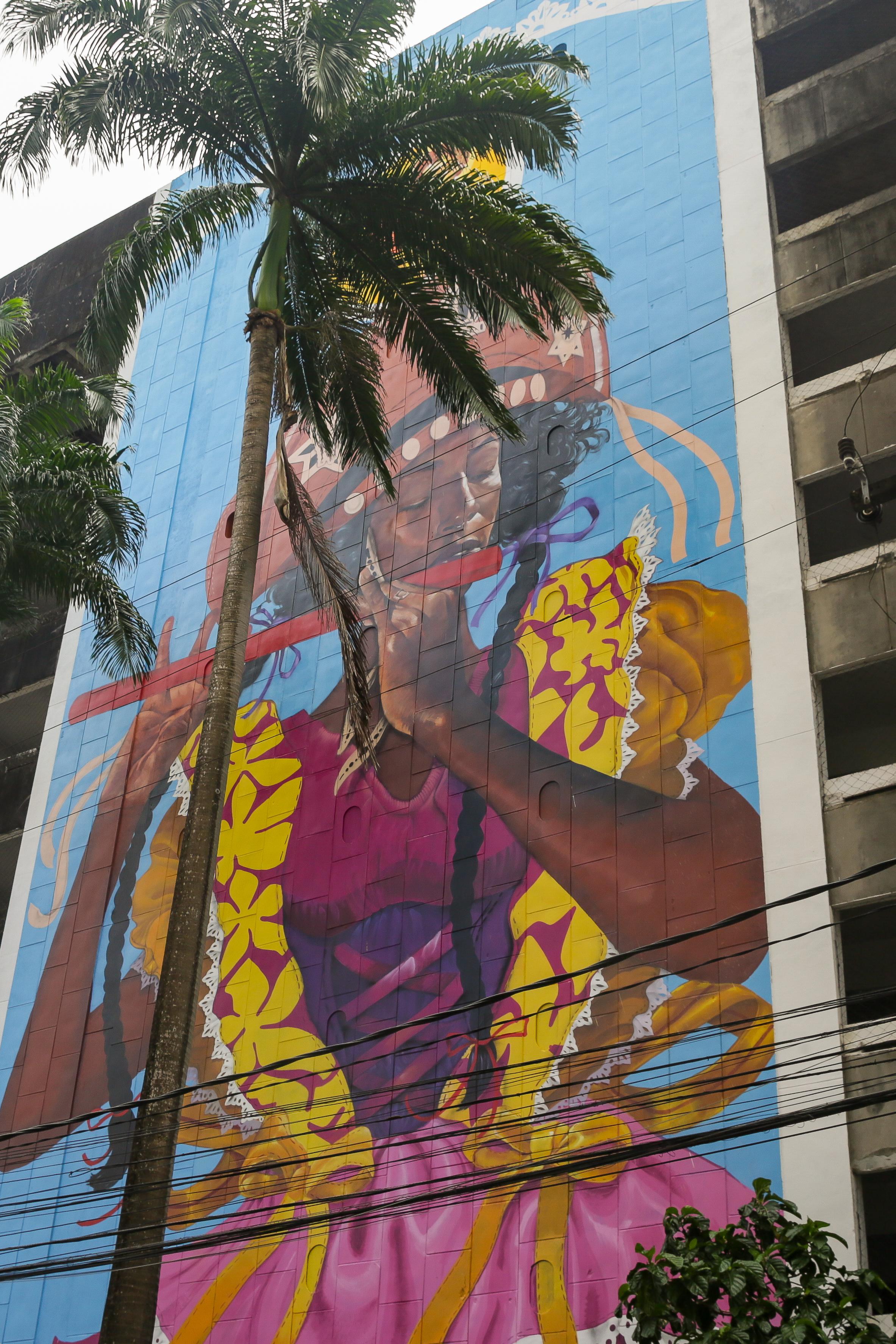 Novo megamural no Centro do Recife homenageia o pífano como instrumento ...