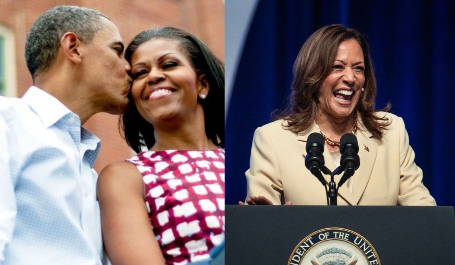 Michelle e Barack Obama unem forças em campanha de Kamala Harris ...